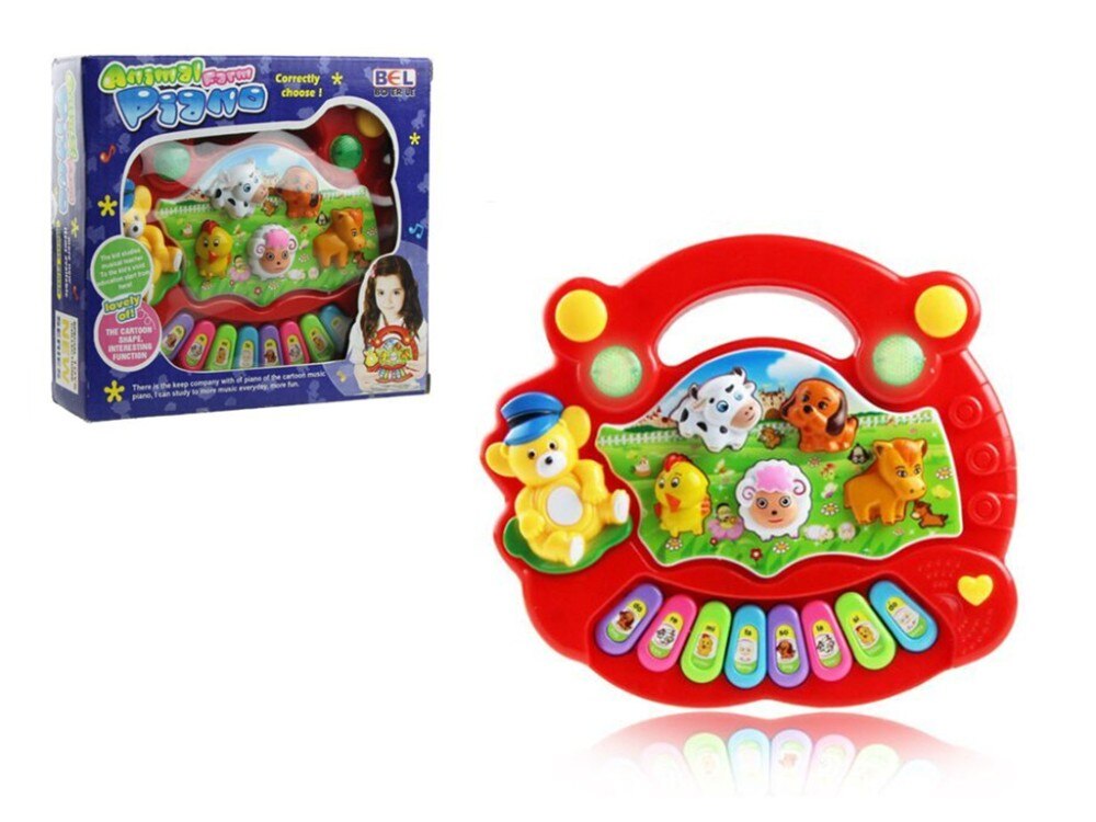 [Funny] Baby Animal Farm Electrical keyboard Piano... – Grandado