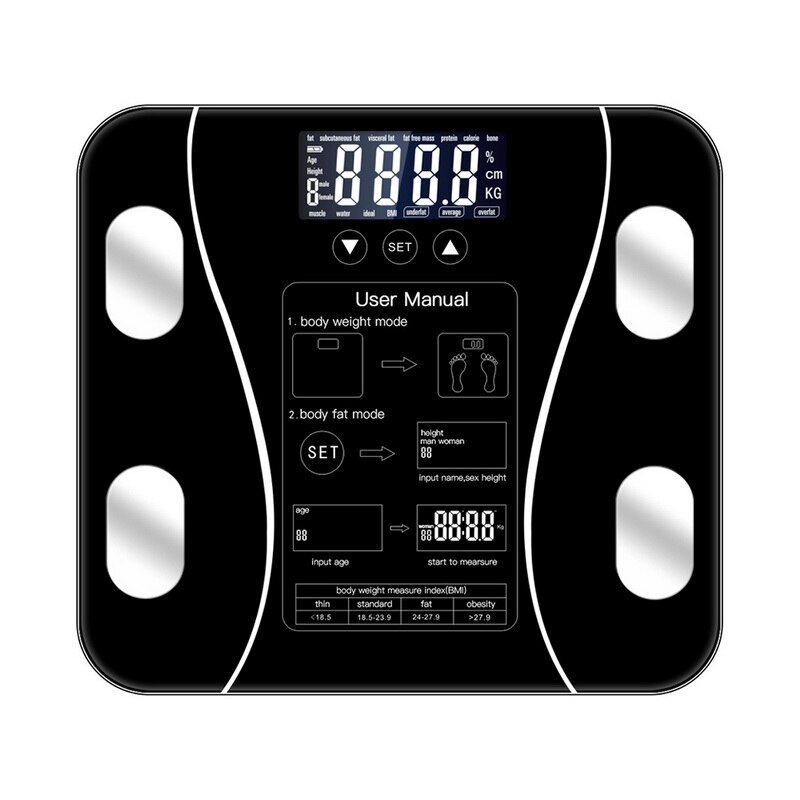 Body Scale Floor Scientific Smart Electronic LED D... – Vicedeal