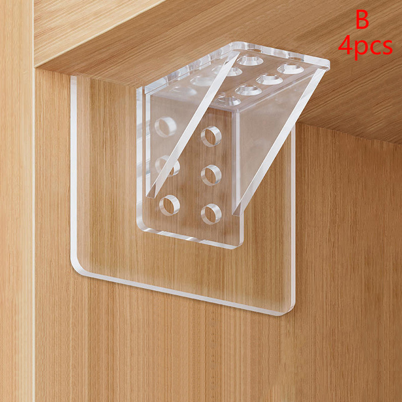 4Pcs L-type Bracket Wall Support Wall-mounted Rack... – Grandado