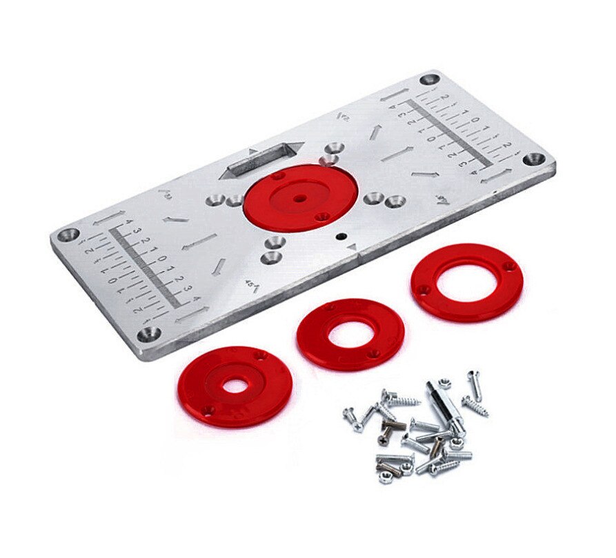Aluminium Carpenty Router Table Insert Plate Multi... – Grandado
