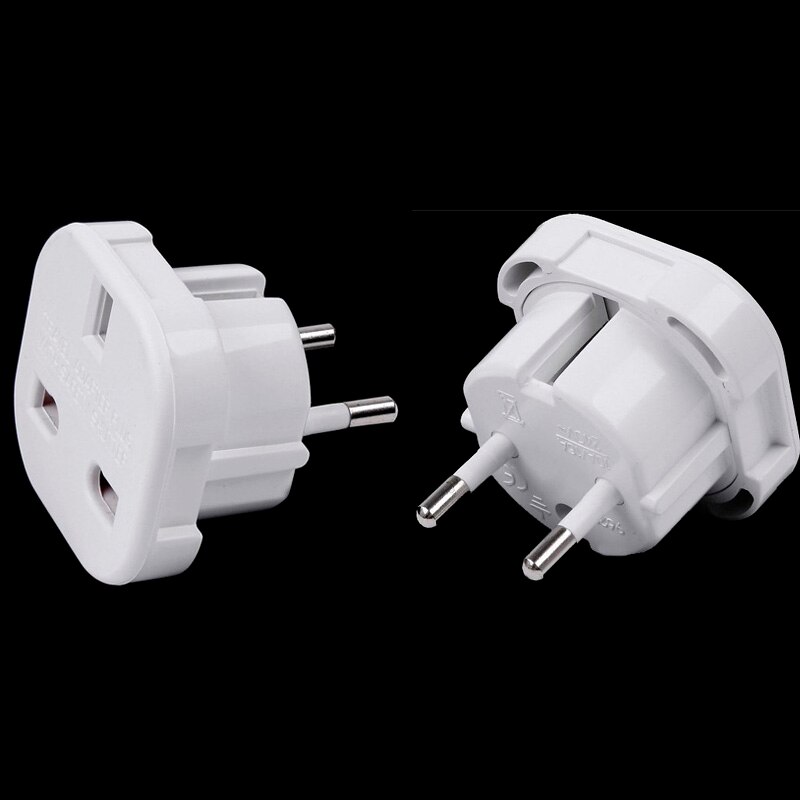 2 Pin Wall Plug Electrical Socket UK TO EU EUROPE ... – Grandado