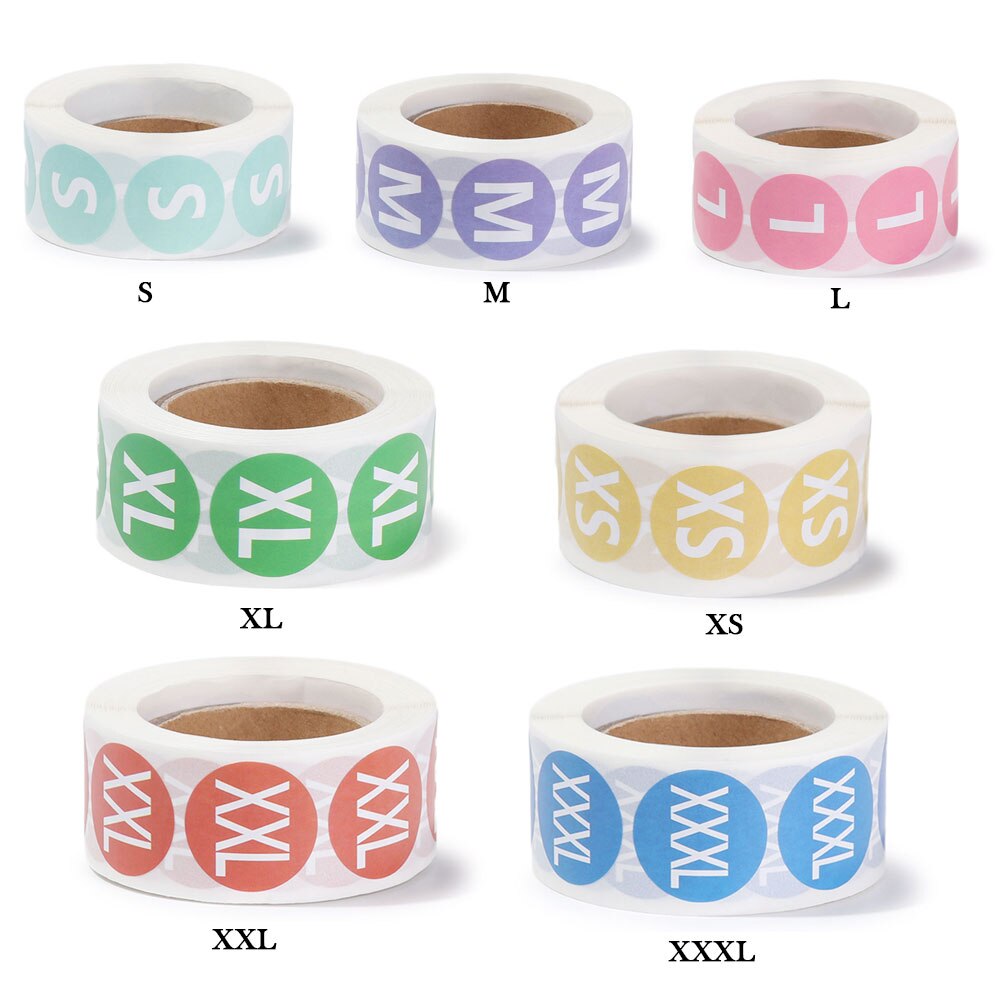 Rollo de pegatinas autoadhesivas, etiqueta blanca ... – Grandado