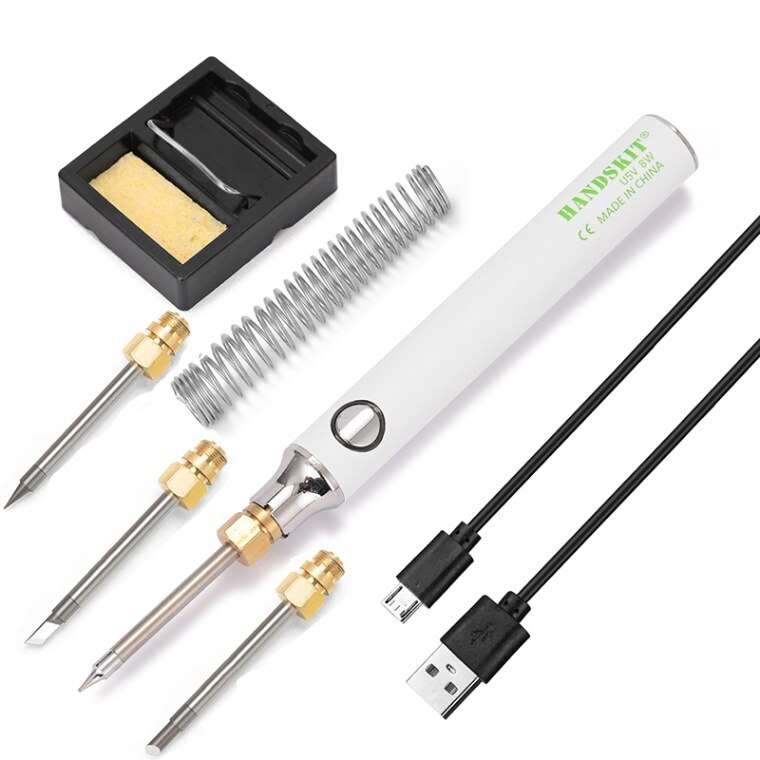 HANDSKIT USB Charging Soldering Iron 5V 8W Electri... – Grandado