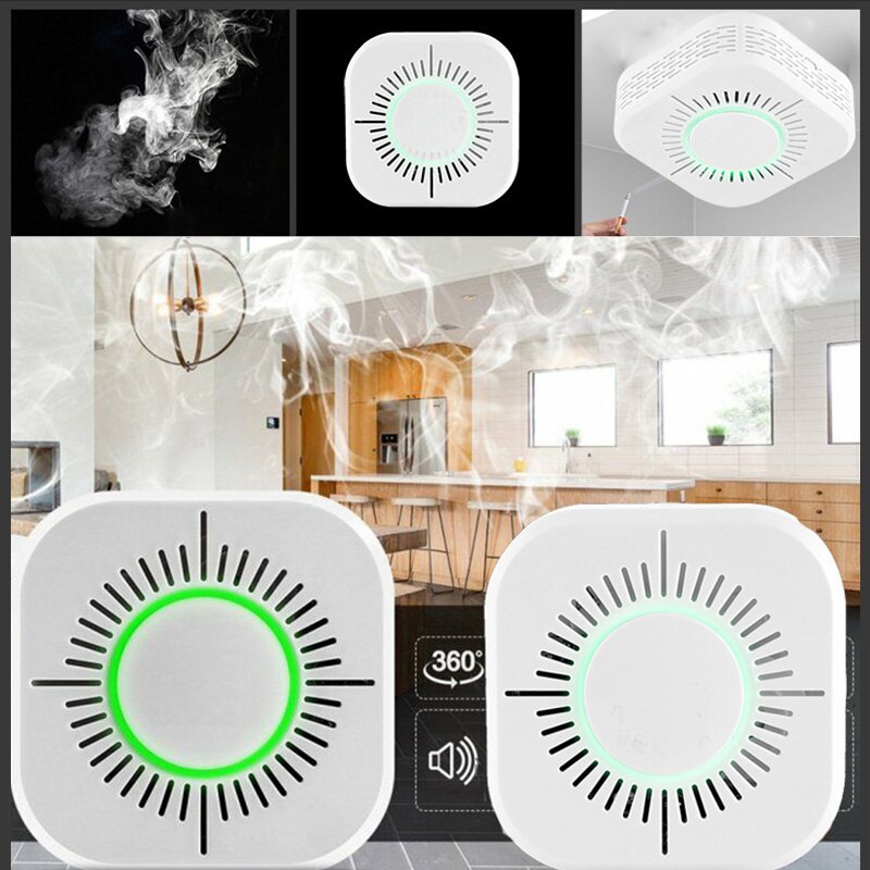 Smoke Detector Wireless 433MHz RF Fire Security Al... – Grandado