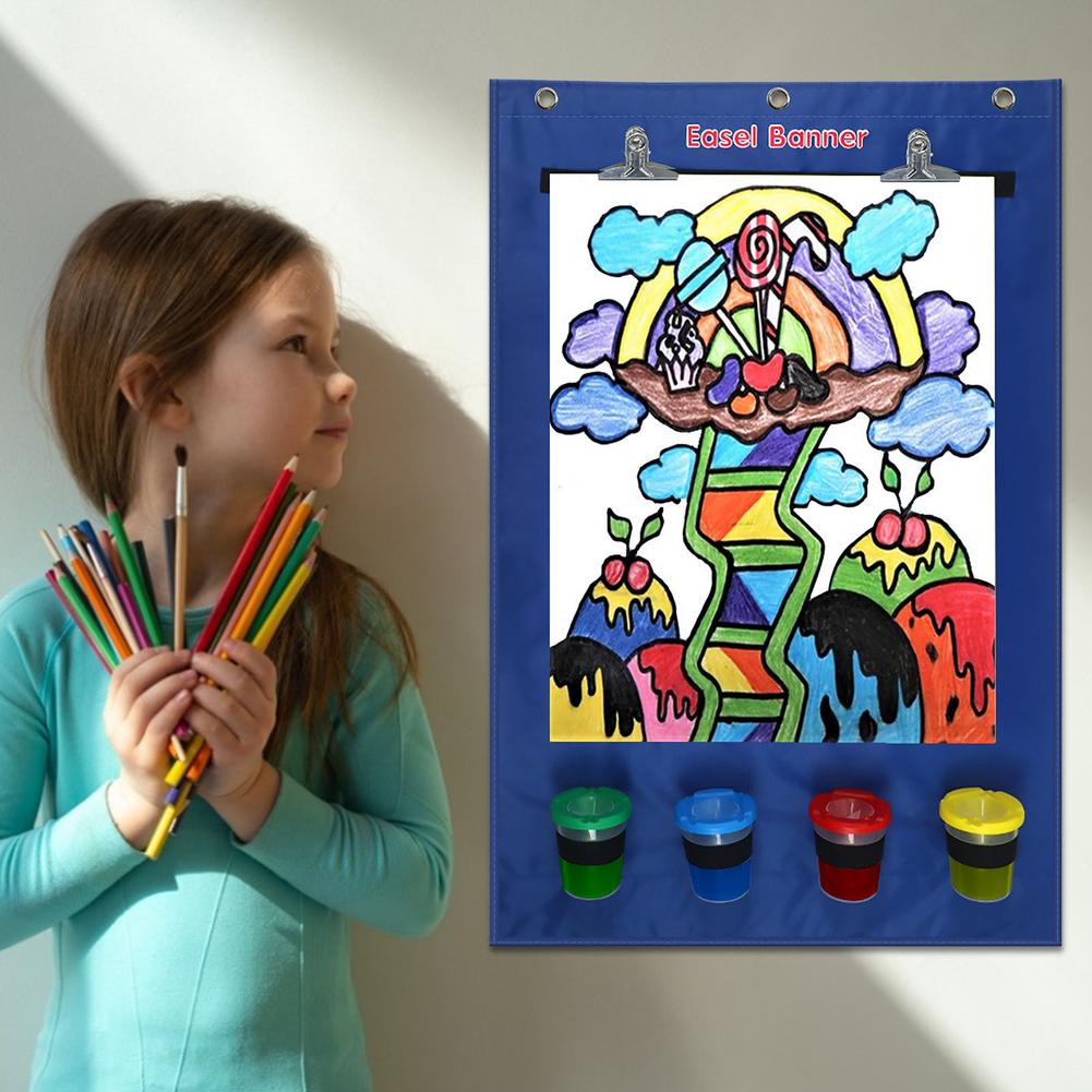 Portable Hanging Easel Banner Folding Wall Easel F... – Grandado