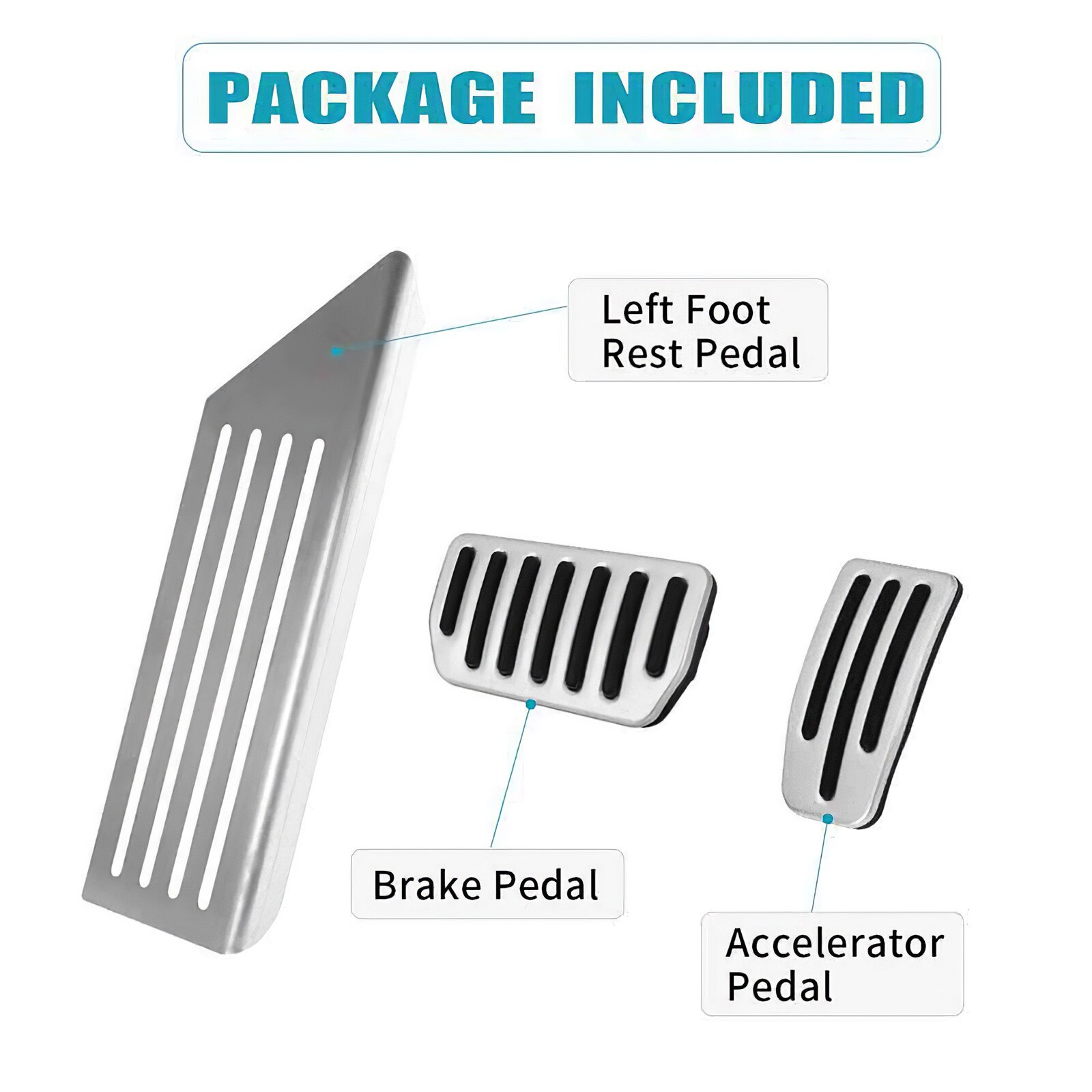 Aluminum Alloy Accelerator Pedal Brake Pedal Rest ... – Grandado