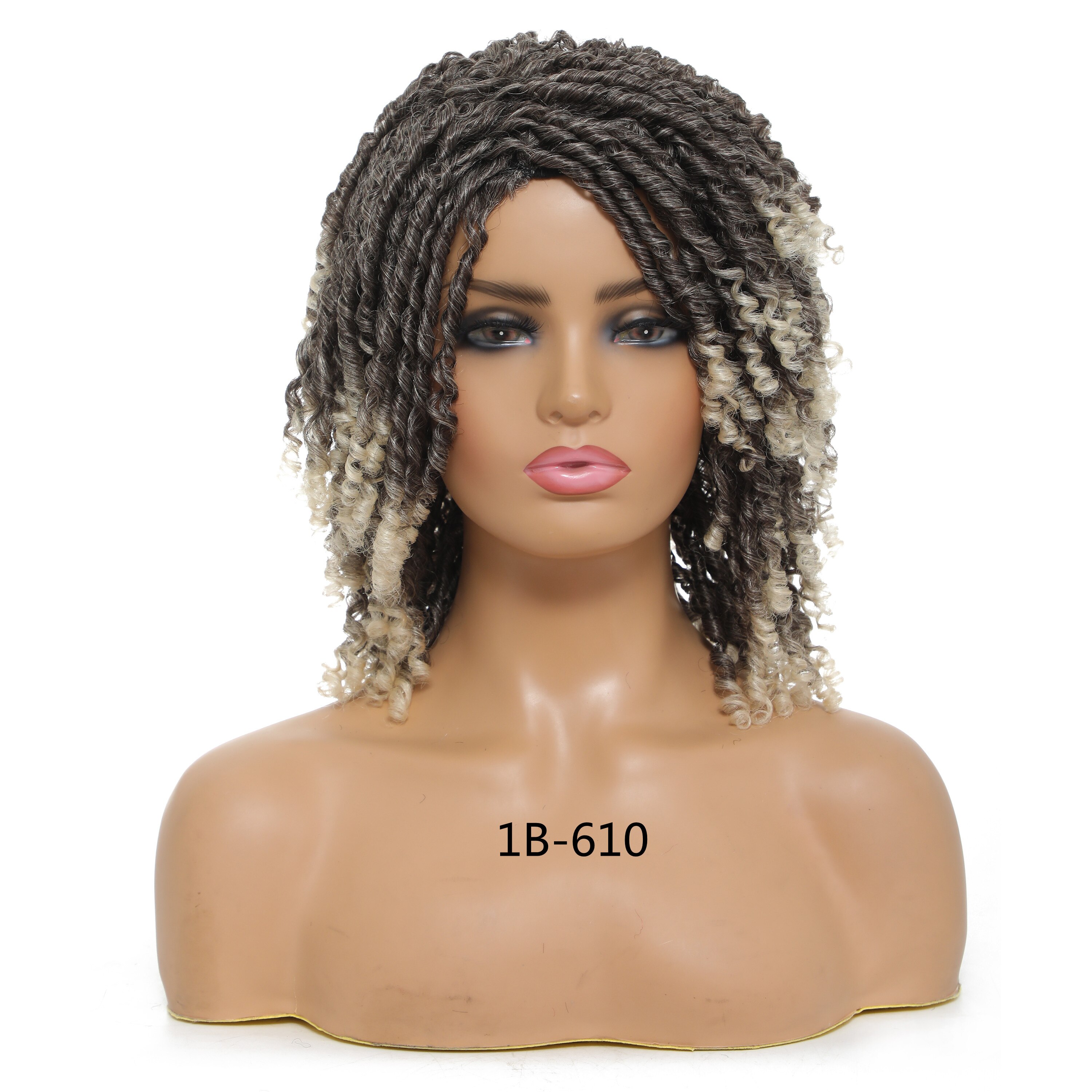 Dq Gevlochten Pruik Voor Vrouwen Synthetische Prui... – Vicedeal