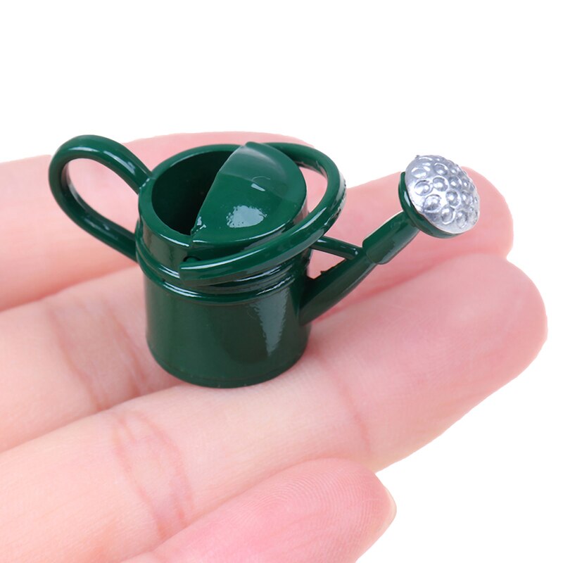 1pc 1/12 Metal Watering Can Garden miniature Decor... – Grandado