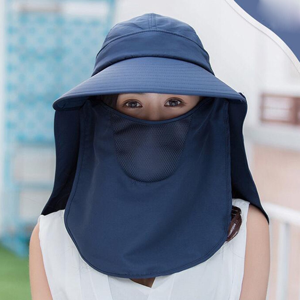 Double Layer Women Sun Hat Fishing Cap Outdoor Cap... – Grandado