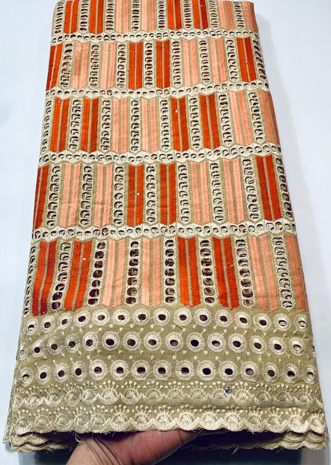 African Lace Swiss Cotton Lace Fabric With Hole Ni... – Vicedeal