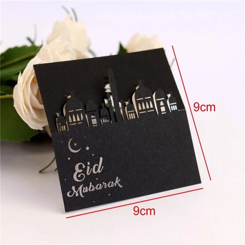 10pcs Ramadan Mubarak Muslim Name Place Card Ramad... – Vicedeal