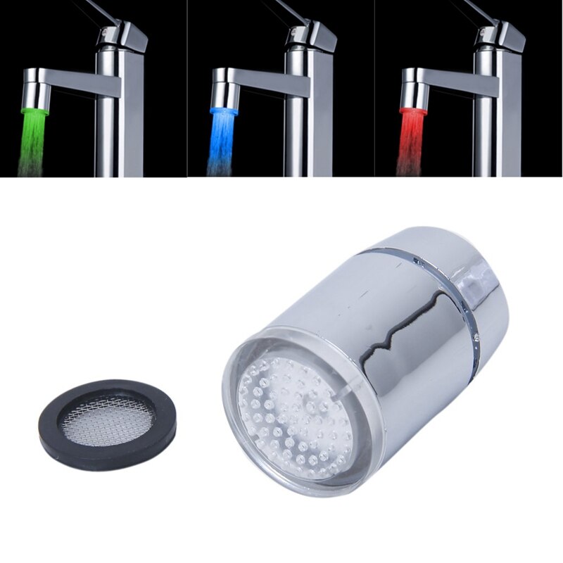 Tri-Color Led Temperatuur Sensor Spray Kraan Water... – Vicedeal