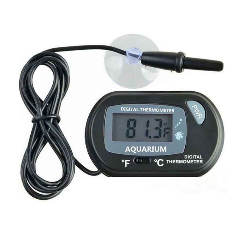Digital LCD Screen Sensor Aquarium Thermometer Wir... – Grandado
