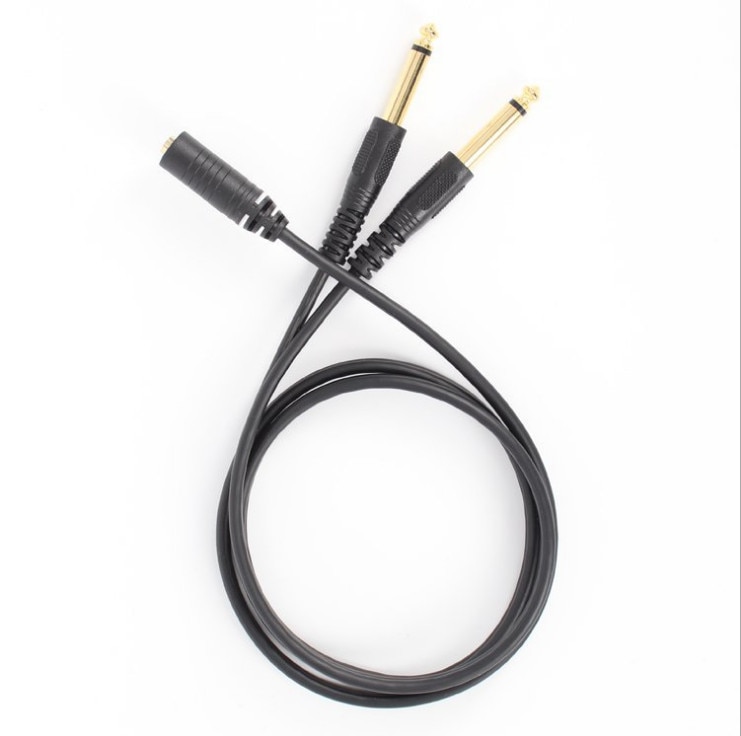 3.5mm ( mini ) 1/8 "trs stereo hun to 2 dual 1/4 ... – Grandado