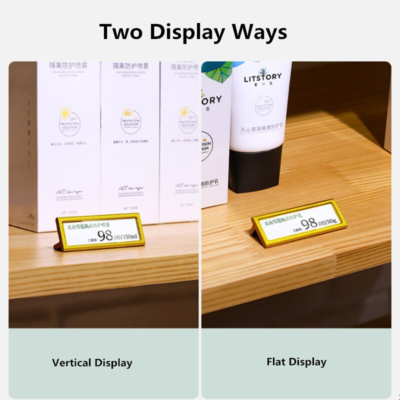 20*60mm Metal Mini Retail Price Tag Papers Label C... – Grandado