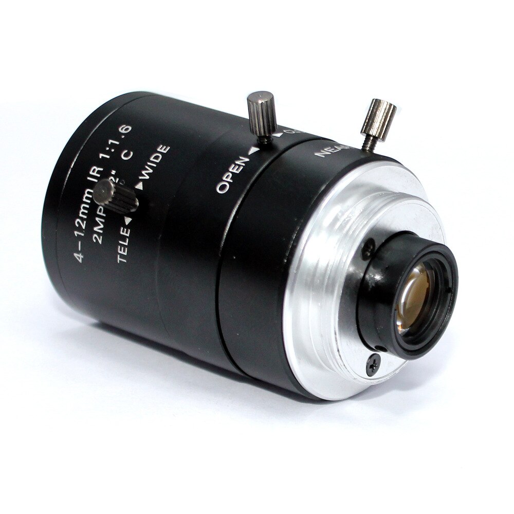 2MP 4-12mm IR LENS C Mount 2.0 Mega Pixel HD Indus... – Grandado