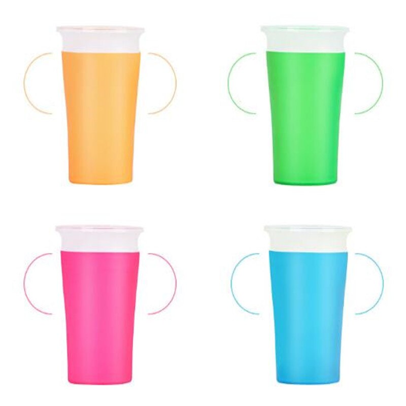 360 Degree Rotated Magic Cup Baby Learning Drinkin... – Vicedeal