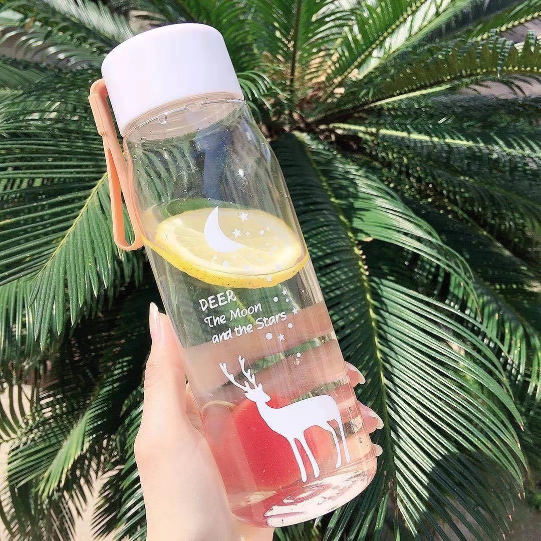 Cute Bottle Water for Girls Plastic Shaker Cup Dri... – Grandado