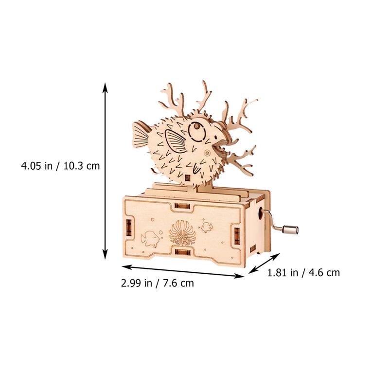 1 Set Animal Shaped DIY Music Box Assembly Music B... – Vicedeal