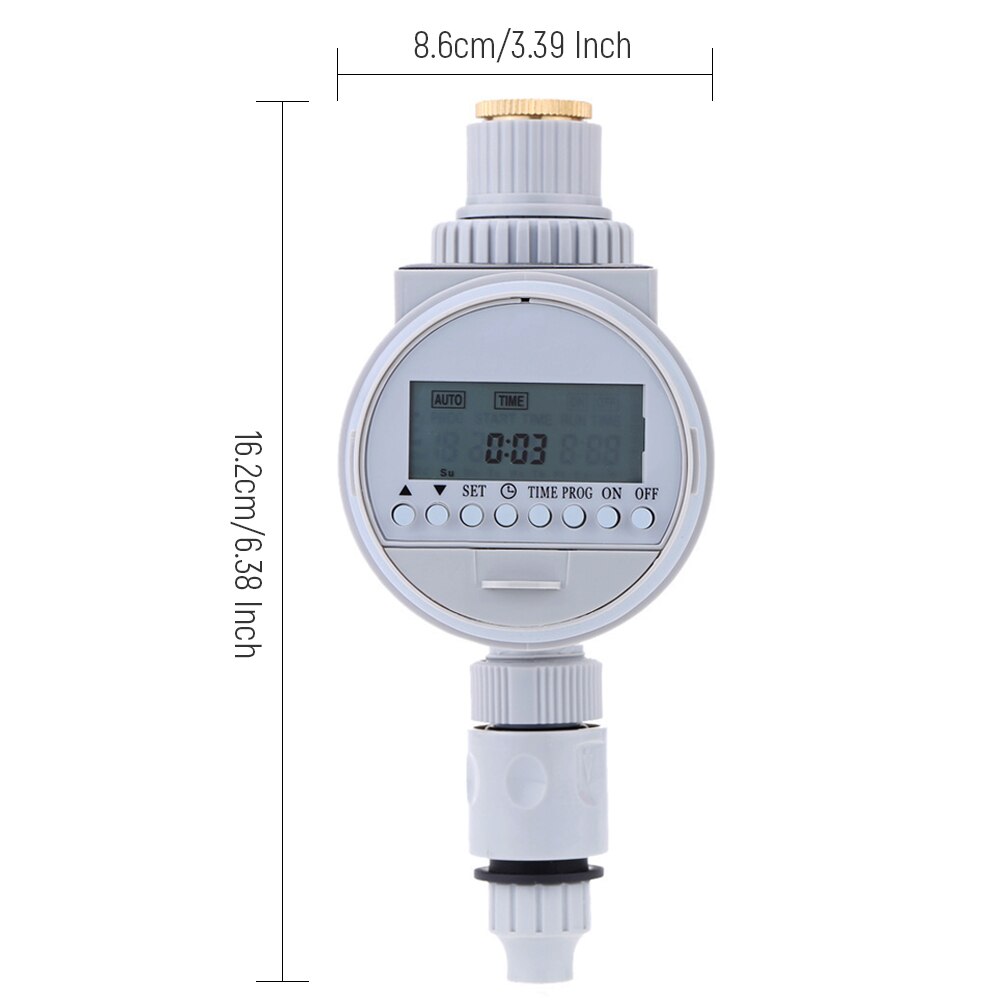 Trädgård vatten timer solar lcd digital bevattning... – Grandado
