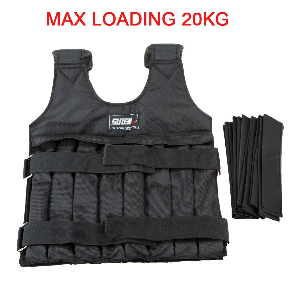 Max Loading 20kg/50kg Adjustable Weighted Vest Wei... – Vicedeal