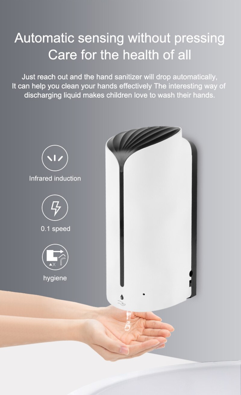 Automatic Sensor Hand Disinfection Machine 1200ml ... – Grandado