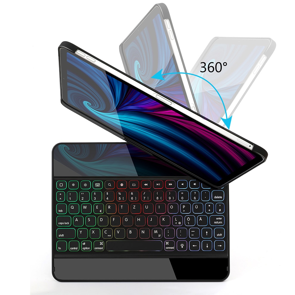 Seenda Wireless Backlit Bluetooth Keyboard Case Fo Grandado