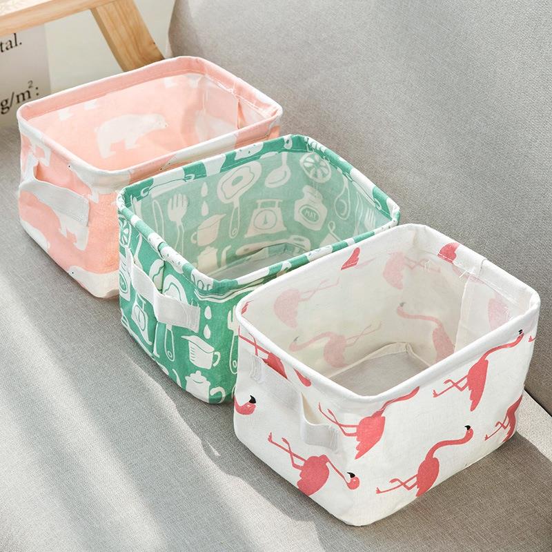Desktop Storage Basket Sundries Toy Storage Box La... – Vicedeal