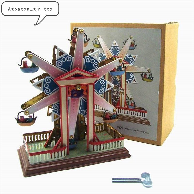 Vintage Collection Ferris wheel Tin toys Classic C... – Grandado