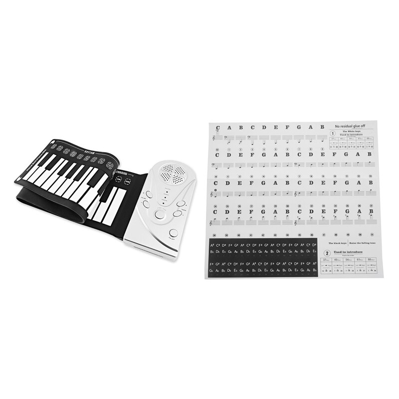 Multi Style Portable 49 Keys Flexible Silicone Rol... – Vicedeal