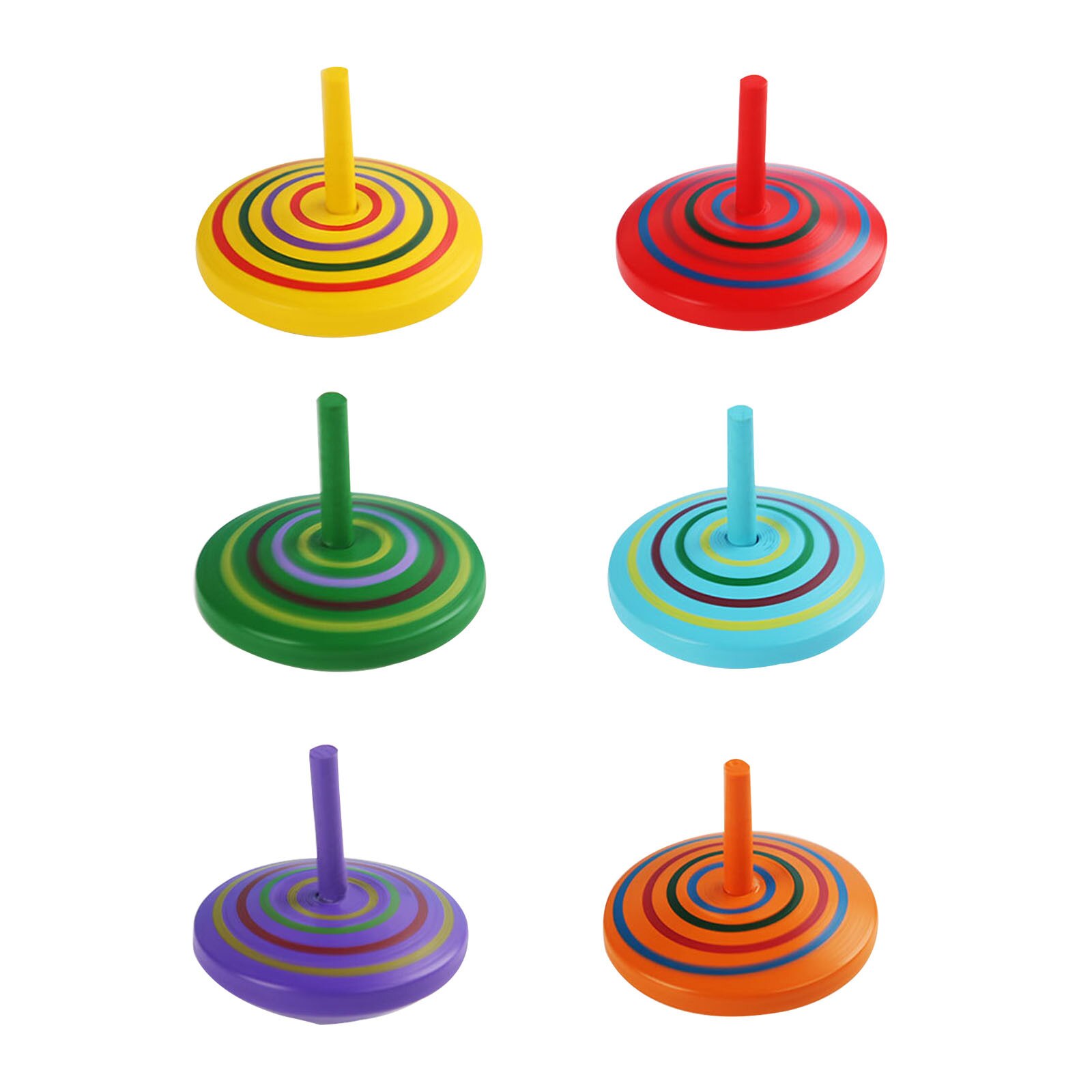 6pcs Wooden Hand Rotating Small Gyroscope Decompre... – Grandado