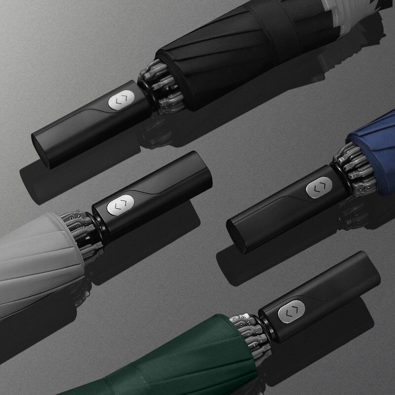 Vindtätt automatisk fällbart inverterat paraply 10... – Grandado