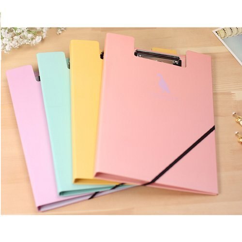 XRHYY A4 Office Stationary Double-clip Document/Fi... – Grandado