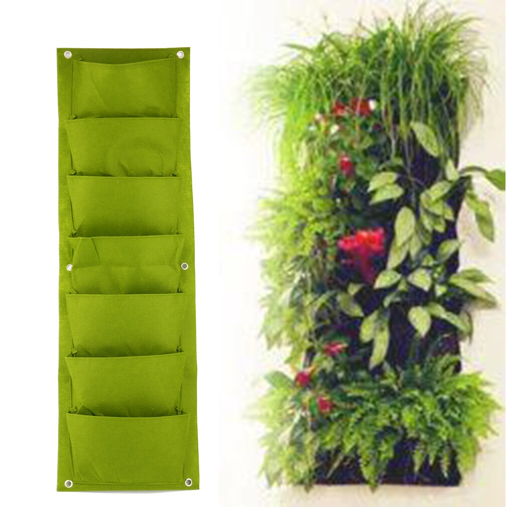 Green Vertical Garden Planter Wall-mounted Plantin... – Vicedeal
