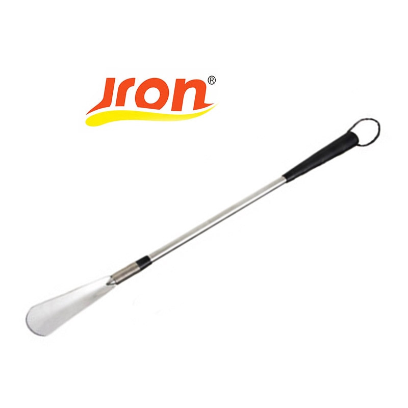 1+1 Long and Short Stainless Steel Shoe Horn Spring Flexible Shoe Spoon ...