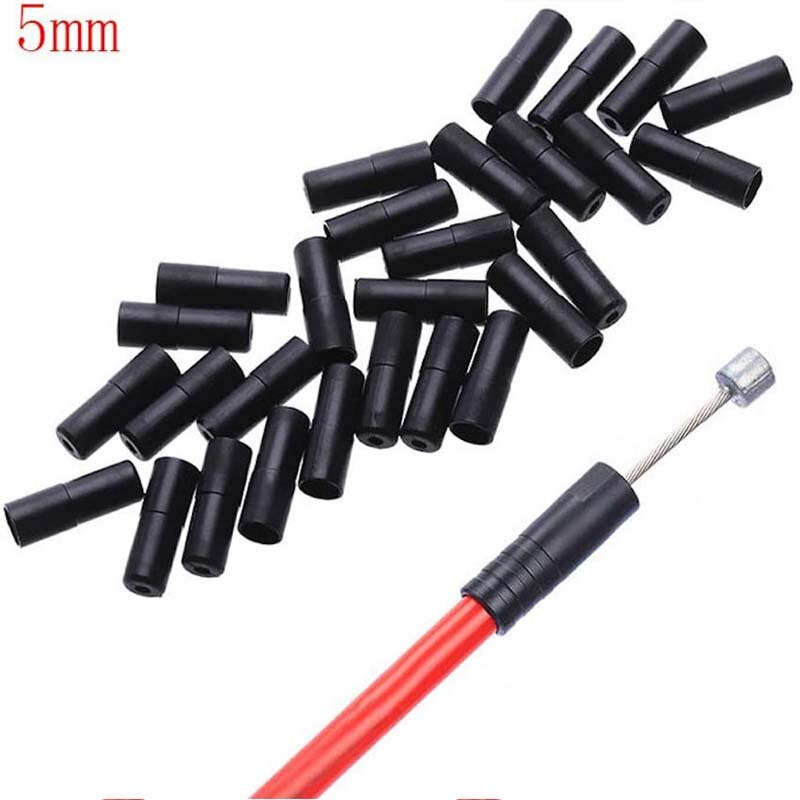 20Pcs Fiets Brake Cable Tips Caps Zwarte Behuizing... – Vicedeal