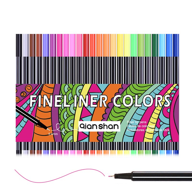 24/36/60 pcs Fineliner Color Pen Set Fine Line Col... – Grandado