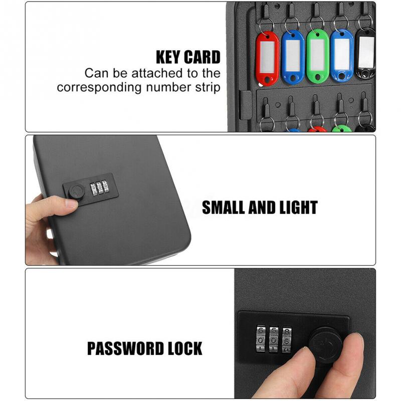 Home Security Metall Organizer Key Safe Box Abschl... – Vicedeal