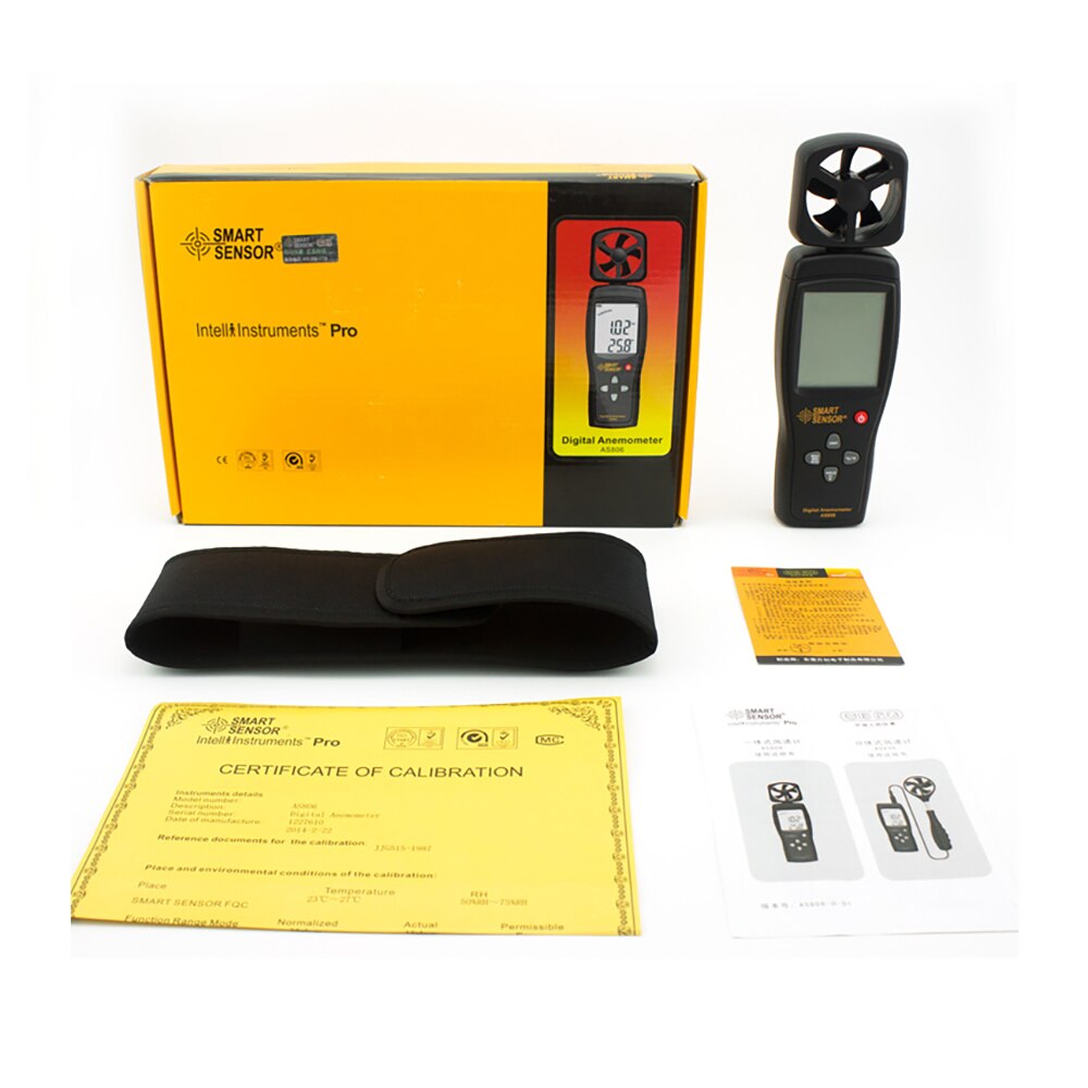 SMART SENSOR Digital-Anemometer Meter 0-45 mt/s Wi... – Grandado