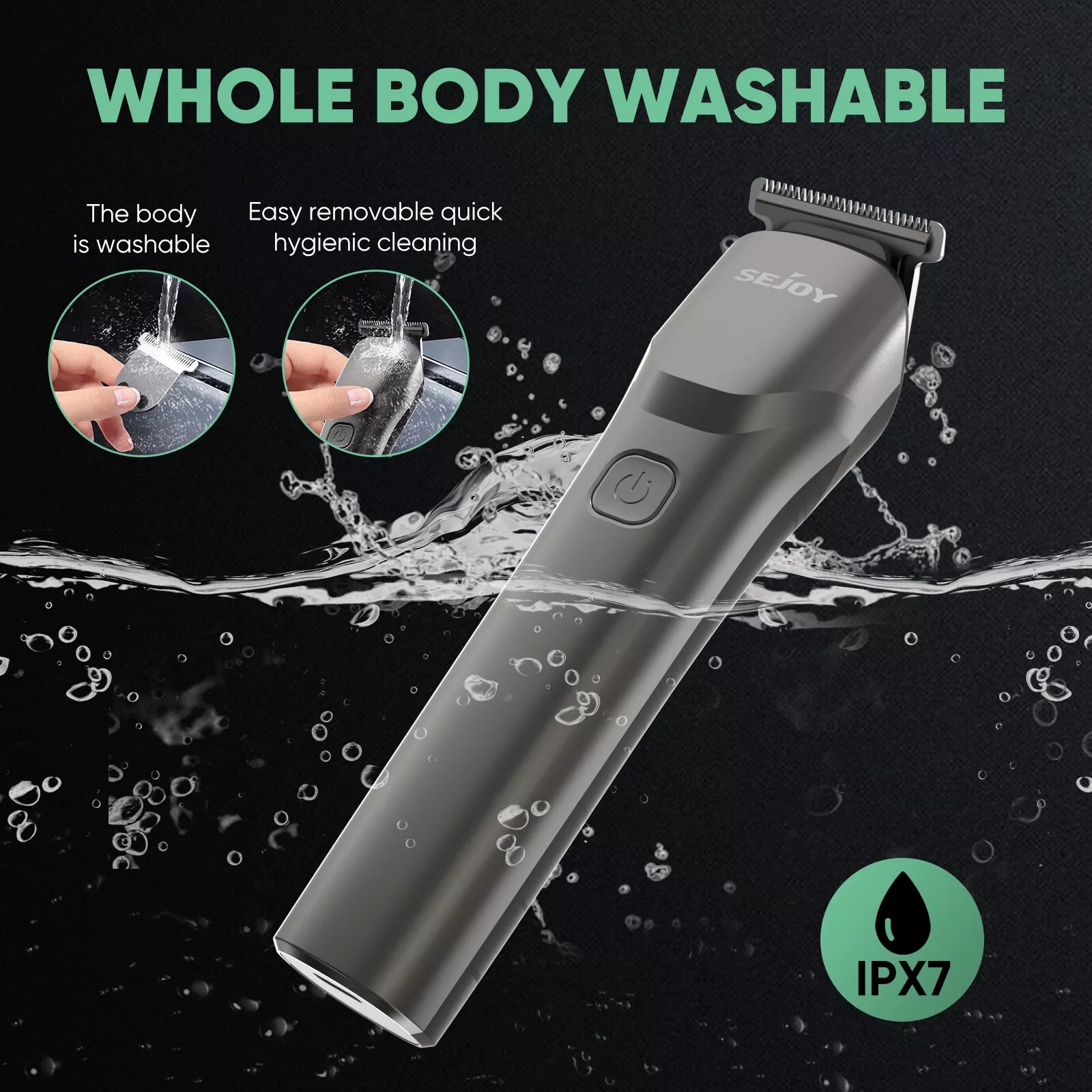 Sejoy Hair Clippers Beard Trimmer for Men Cordless... – Vicedeal