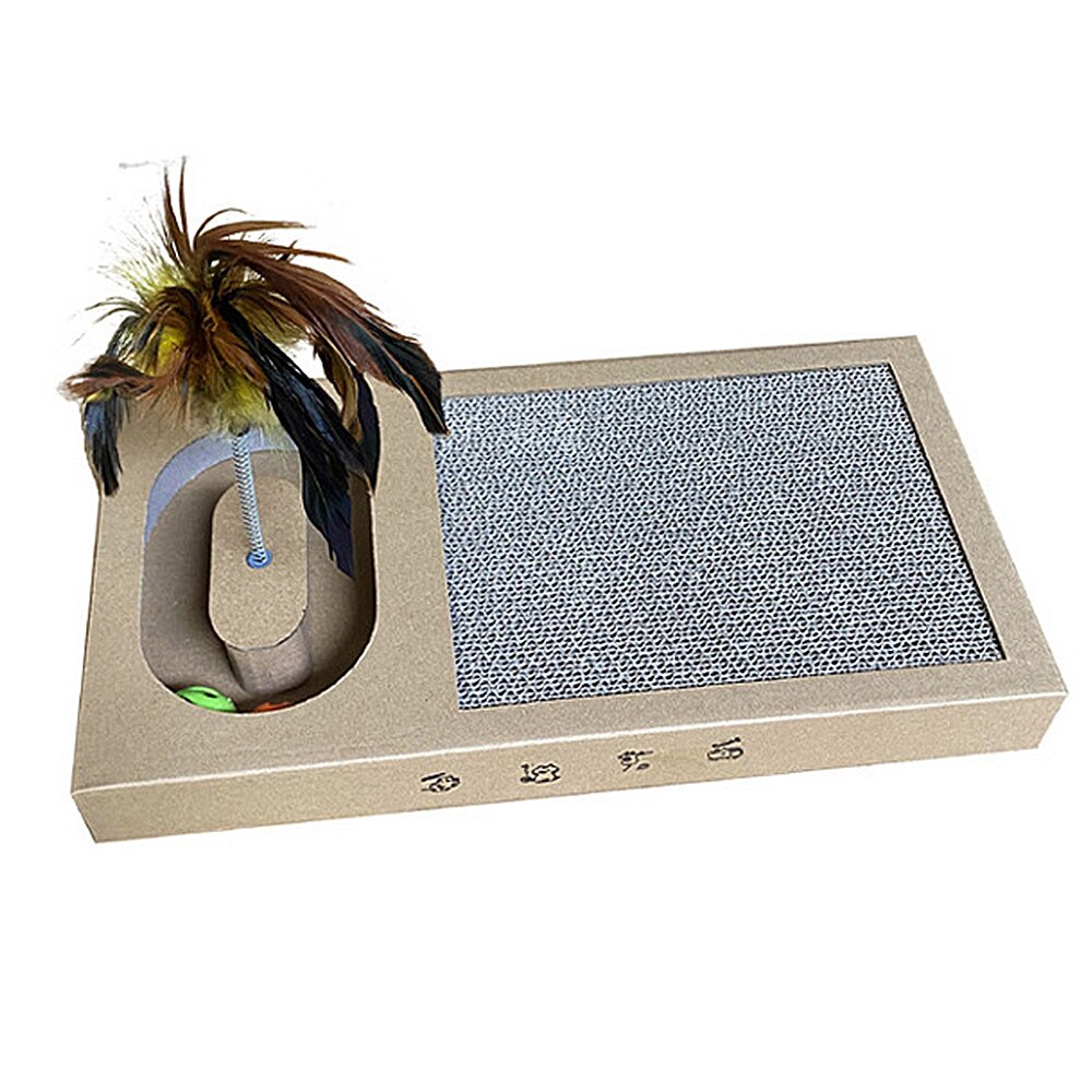 Cat Scratcher Board Scratching Post Mat Toy Soft B... – Grandado