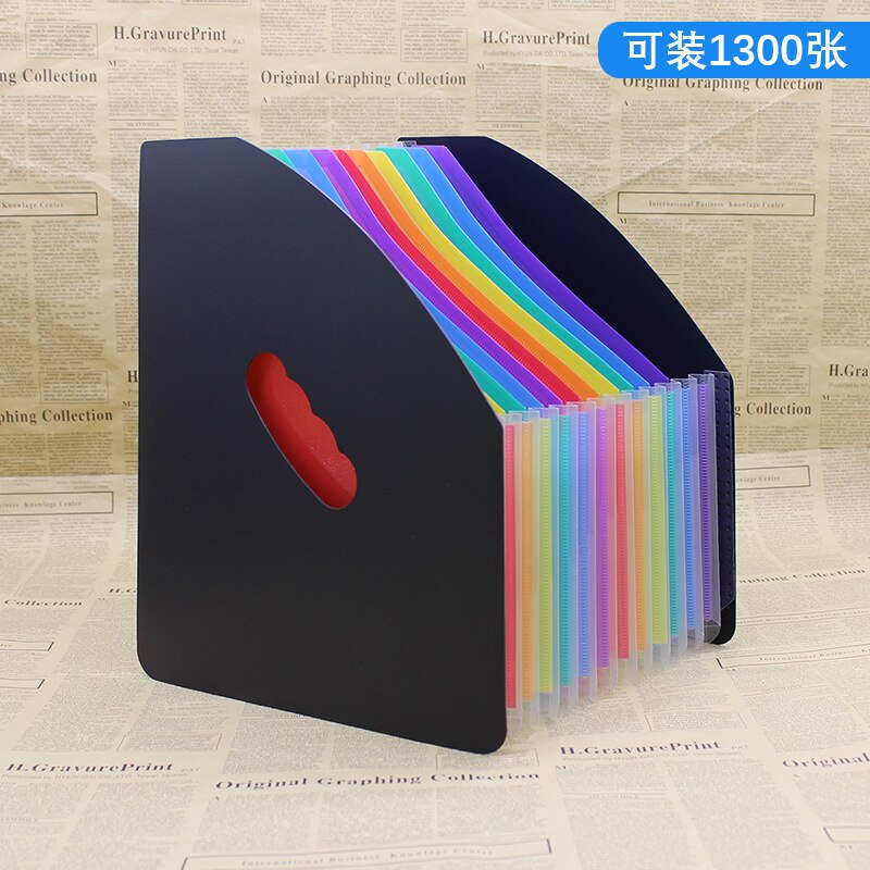 13 Pockets Expanding Color File Folder A4 Organize... – Grandado