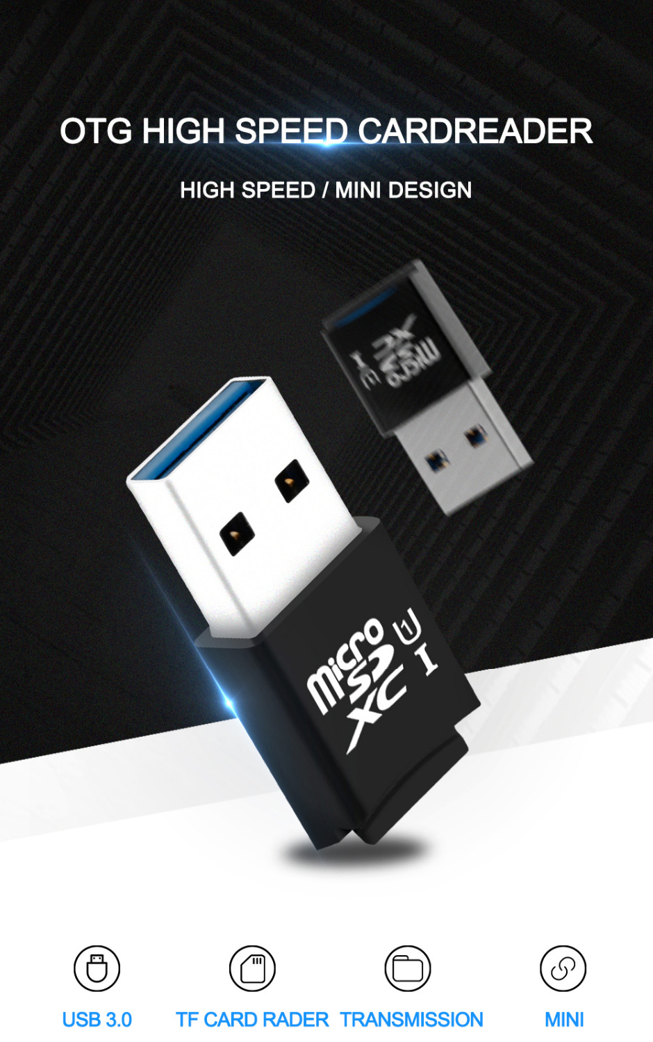 USB 3.0 multi memory otg phone card reader 5Gbps a... – Grandado