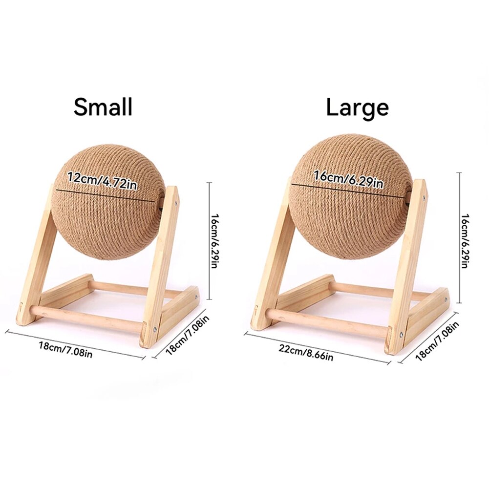 Natuurlijke Sisal Board Krassen Bal Kat Krabben Ba... – Grandado