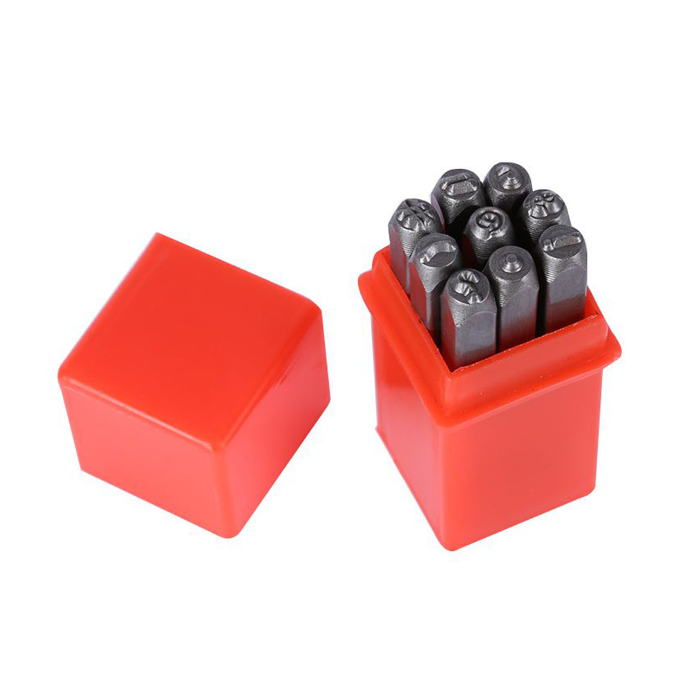 4mm 9 stks/set Brief Stempel Punch Set Gehard Staa... – Grandado