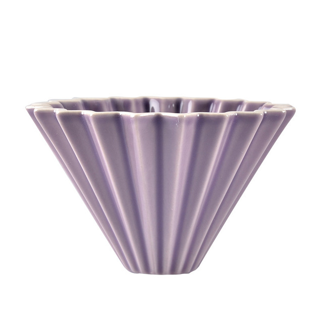 Espresso Coffee Filter Funnel Flowers Ceramic Coff... – Vicedeal