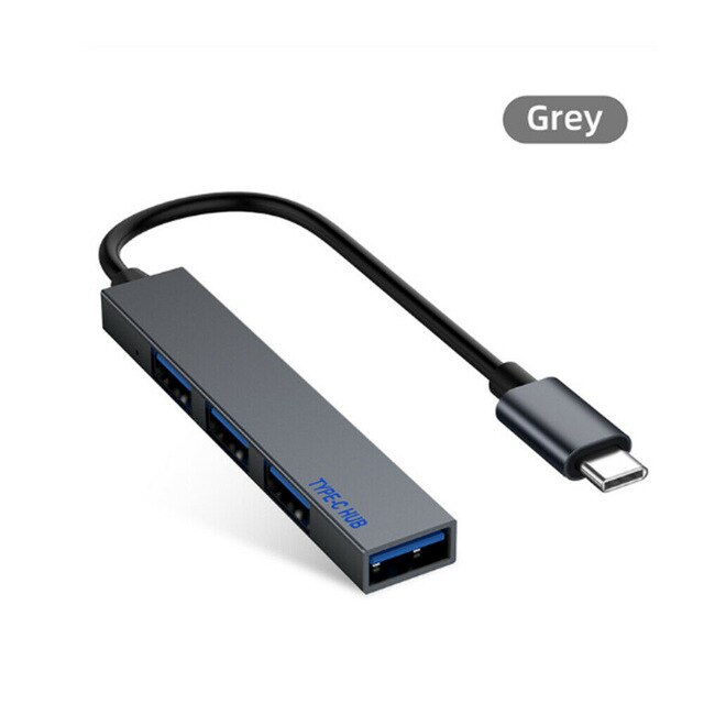 4 Port USB Hub Type-C OTG Hub 3.1/3.0 Multi Splitt... – Grandado