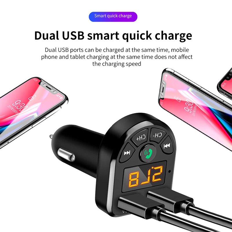 Onever Bluetooth 5.0 FM Transmitter Car Kit MP3 Mo... – Vicedeal