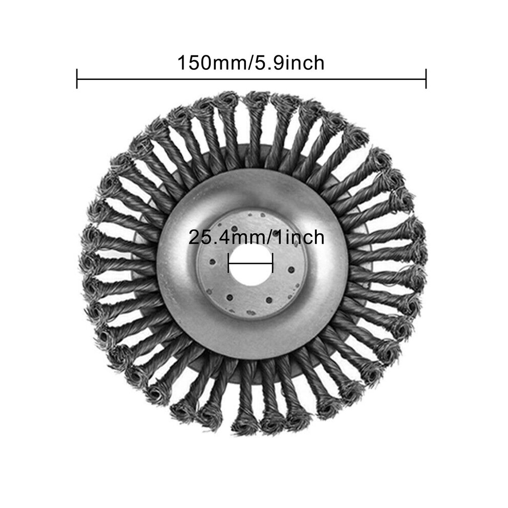 15cm/20cm Bowl Type Twisted Wire Wire Wheel Weedin... – Vicedeal