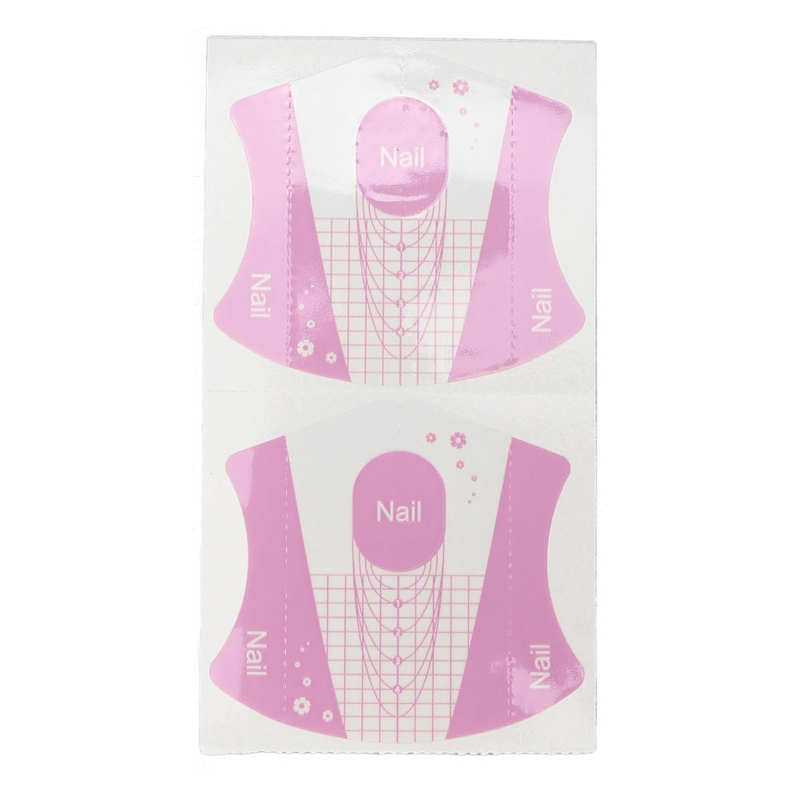 Nail Form Extension Sticker Nail Form Harden Purpl... – Grandado